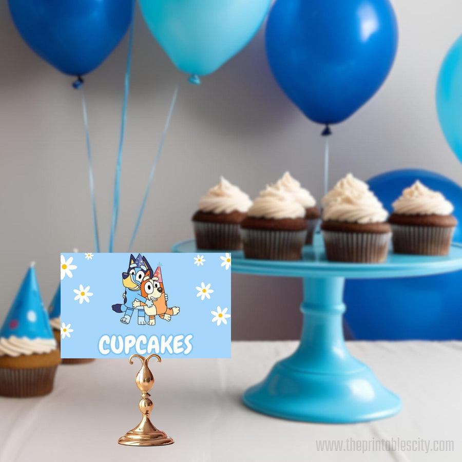 Editable Bluey Place Cards - Bluey Birthday – The Printables City