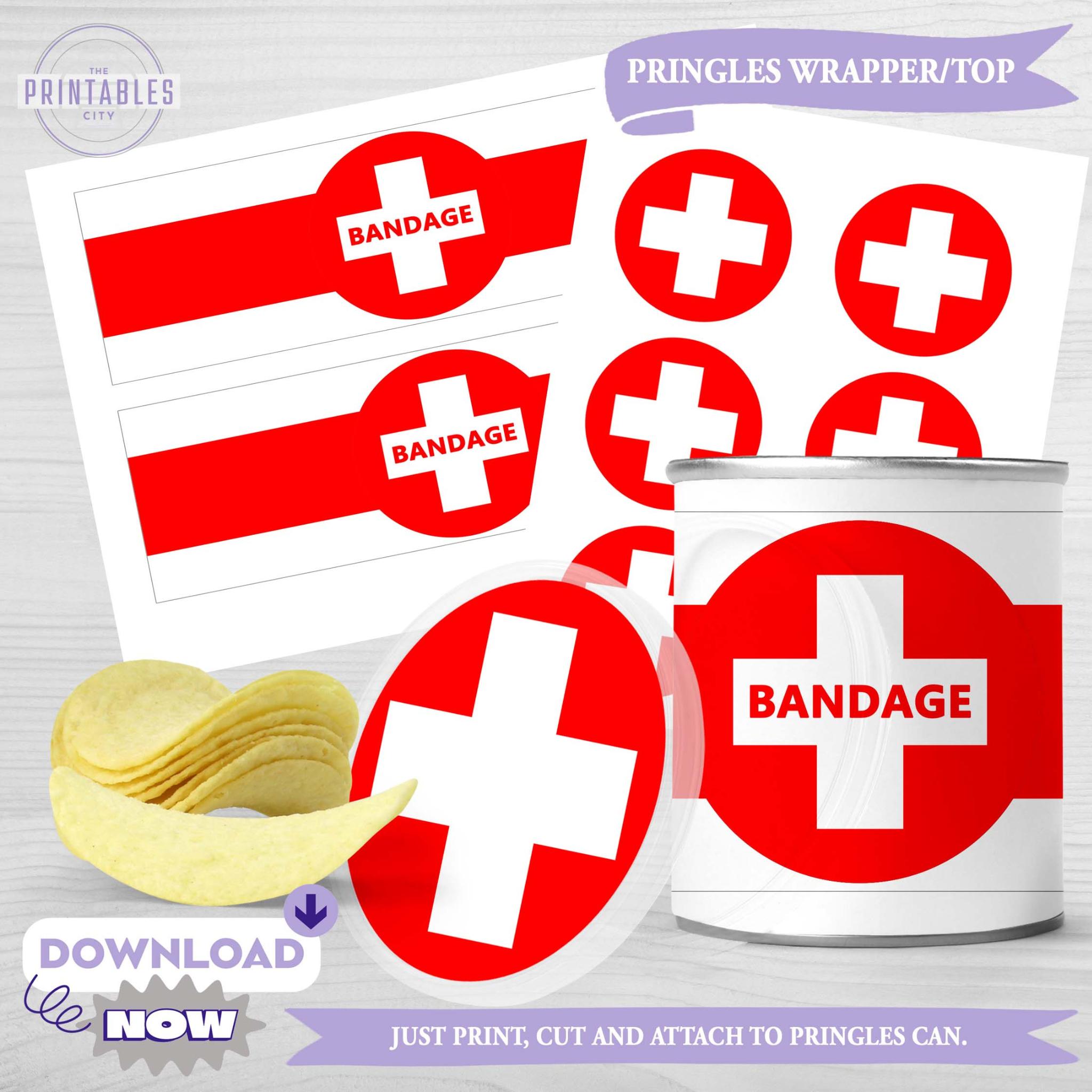 Bandage Labels for Fortnite Birthday Party Favor – The Printables City